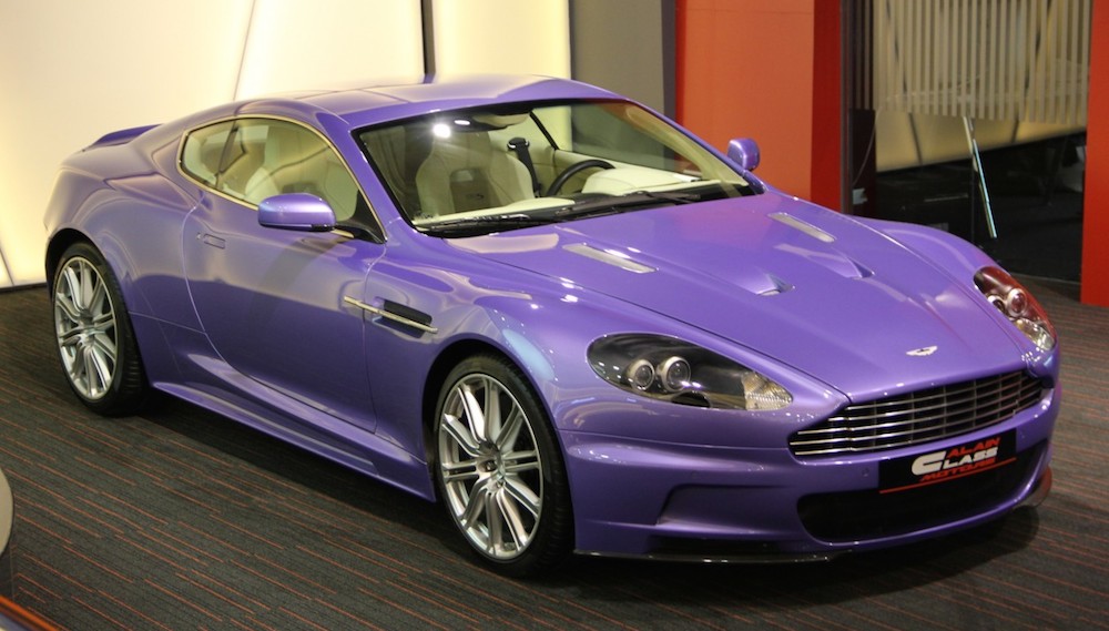 Eye Candy: Violet Aston Martin DBS
